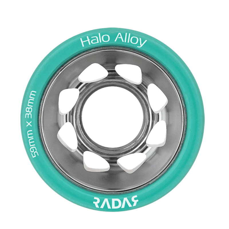 RADAR HALO ALLOY 95A HARDNESS WHEELS (8-PACK) – Fresa's Skate Shop
